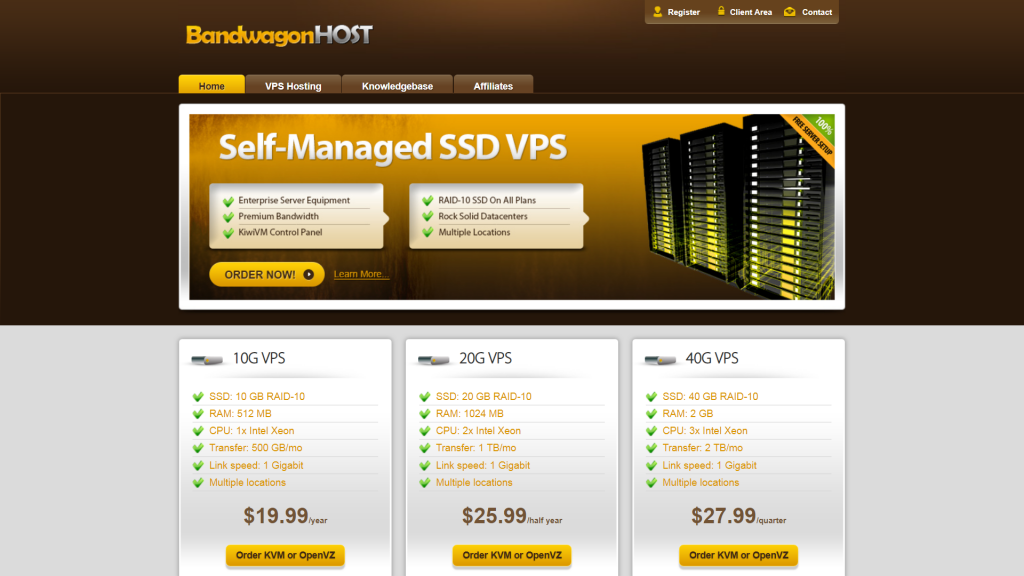 2C 2G/RAM 40G/SSD 1T/BW 1Gbps $29.88/Y 11.11 special - BandwagonHost - VPS啦
