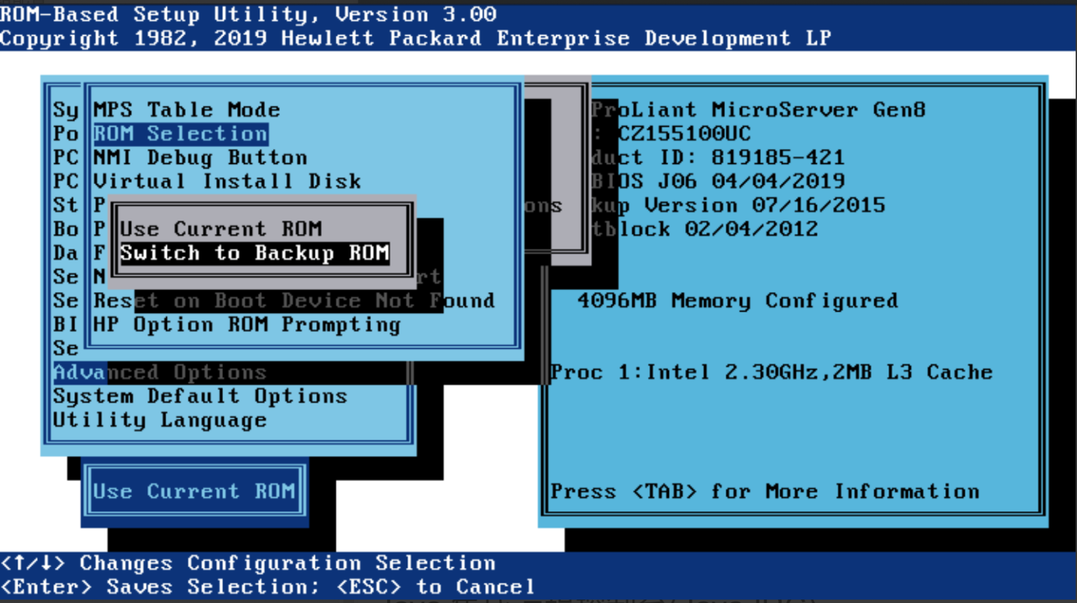 HP ProLiant MicroServer Gen8通过iLO在线升级BIOS - VPS啦